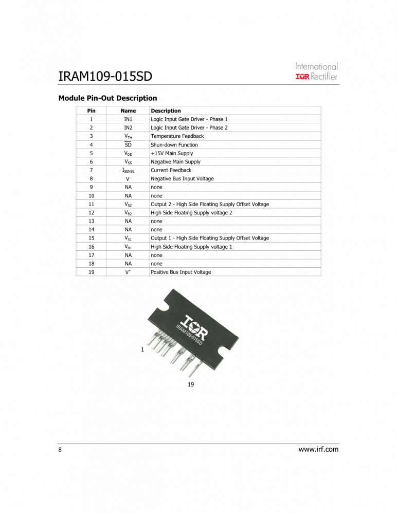 IRAM109-015SD technical document page 8