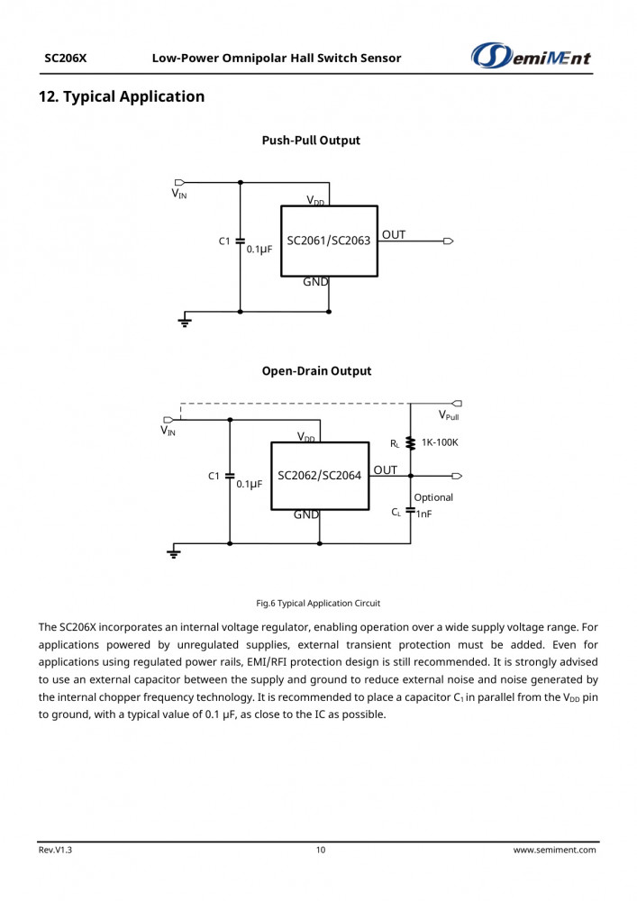 SC206X datasheet preview, page 10