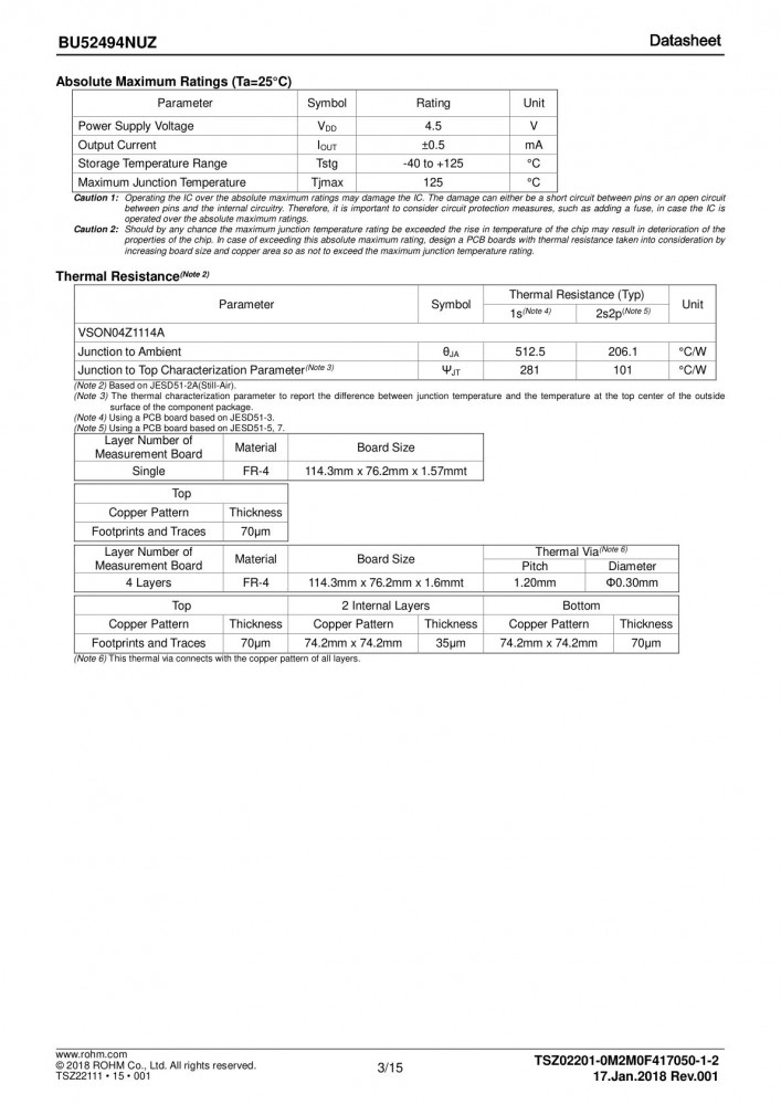 BU52494NUZ-ZE2 datasheet page 3