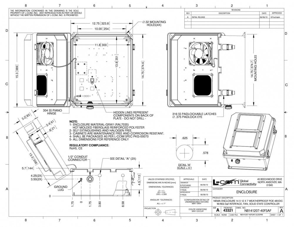 NB141207-40FSAF technical document page