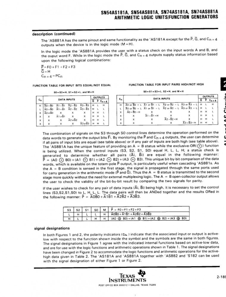 74AS881ANT datasheet page 5