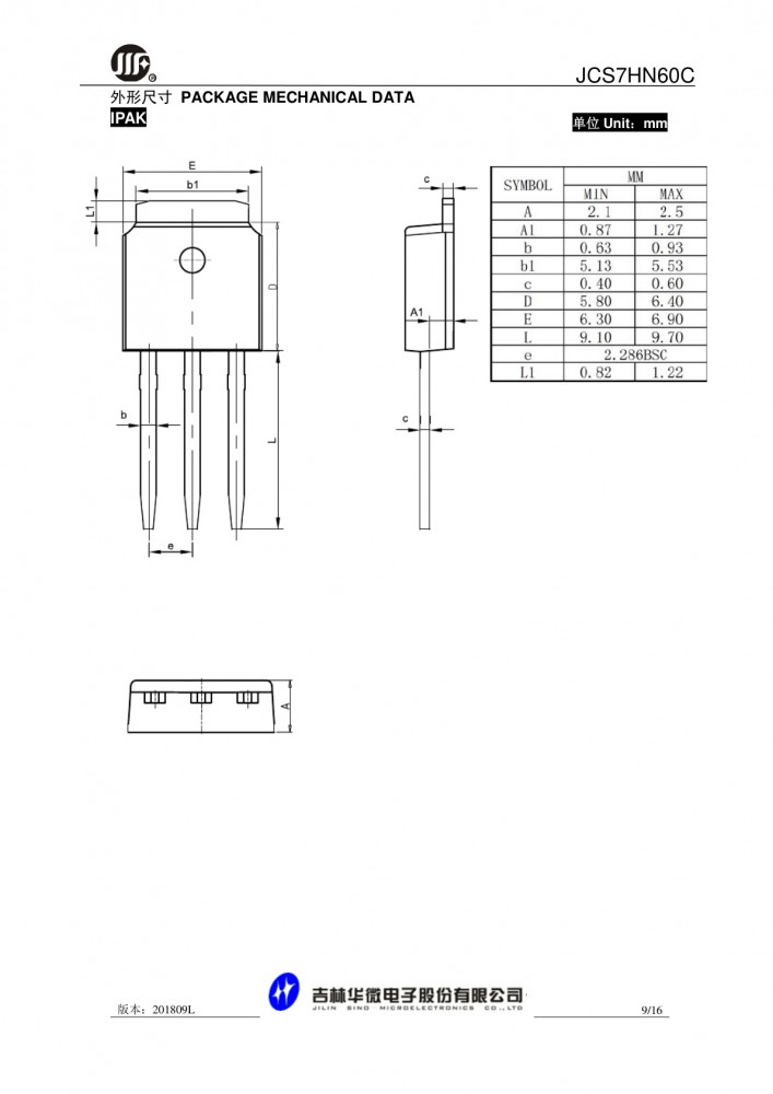 JCS7HN60FC-220MF datasheet page 9