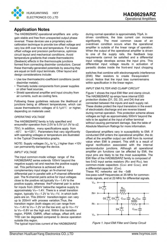 HAD8629ARZ datasheet page 7