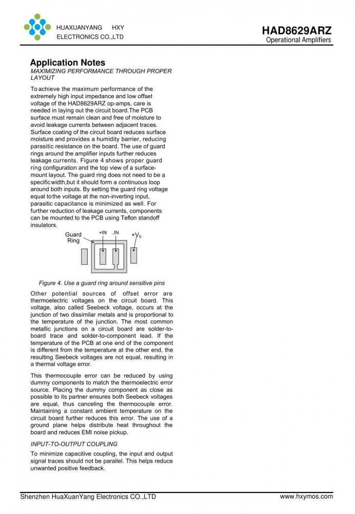 HAD8629ARZ datasheet page 9