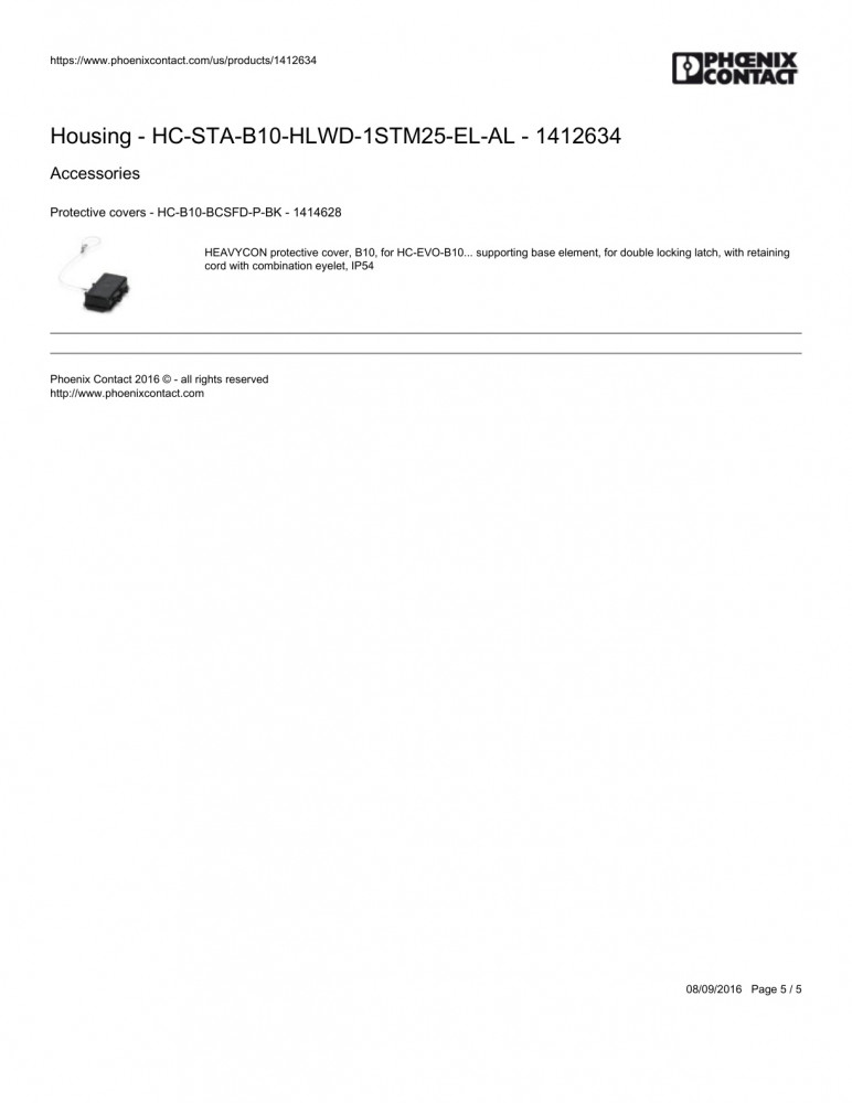 Phoenix Contact 1412634 technical document page 5