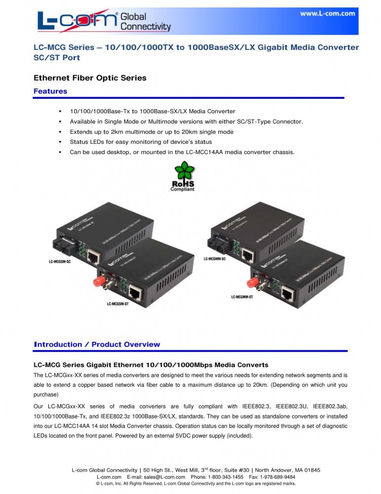LC-MCG series technical document page 1