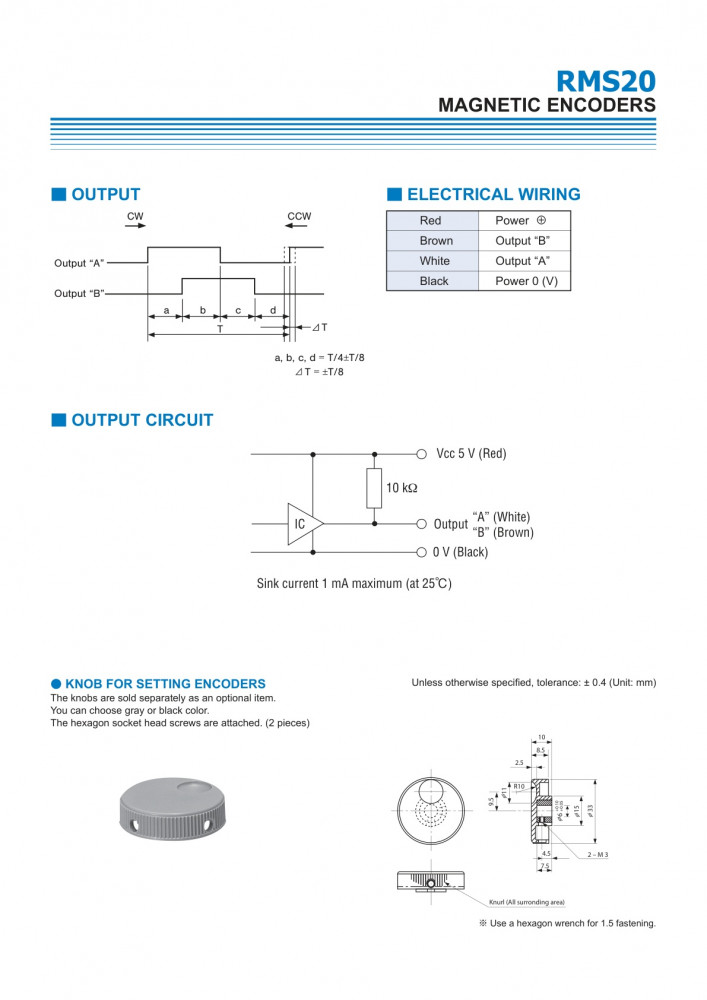 RMS20 series technical document, page 3