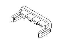 Mini-Fit Jr. Lower TPA for Crimp Pin Housing, 8 Circuits for sale
