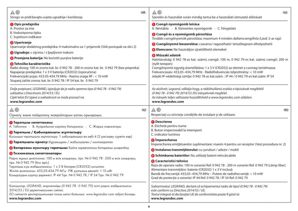Legrand 094278 document page 6