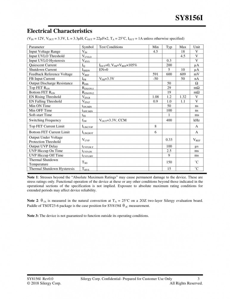 SY8156IADC datasheet page 3