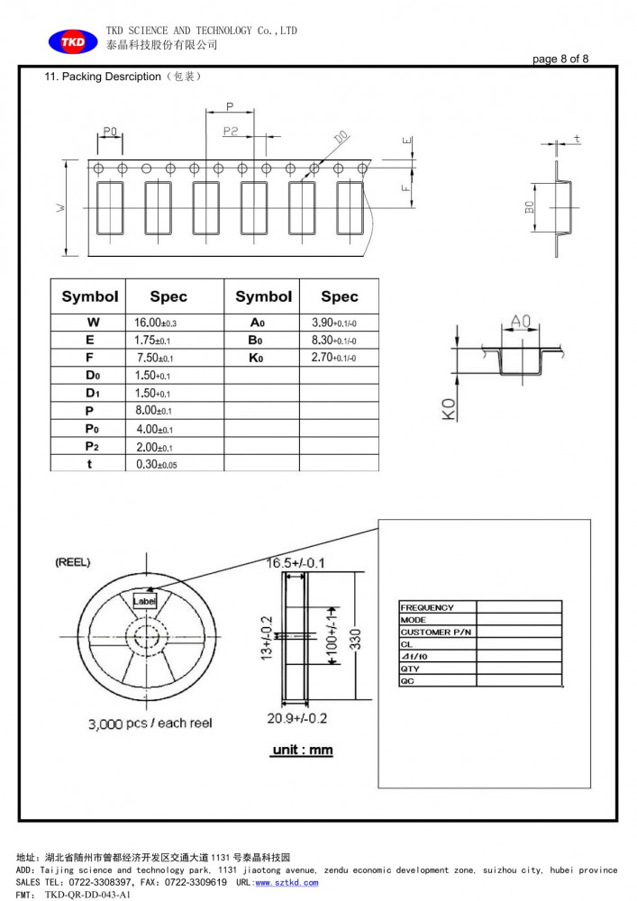 TKD specification page 8