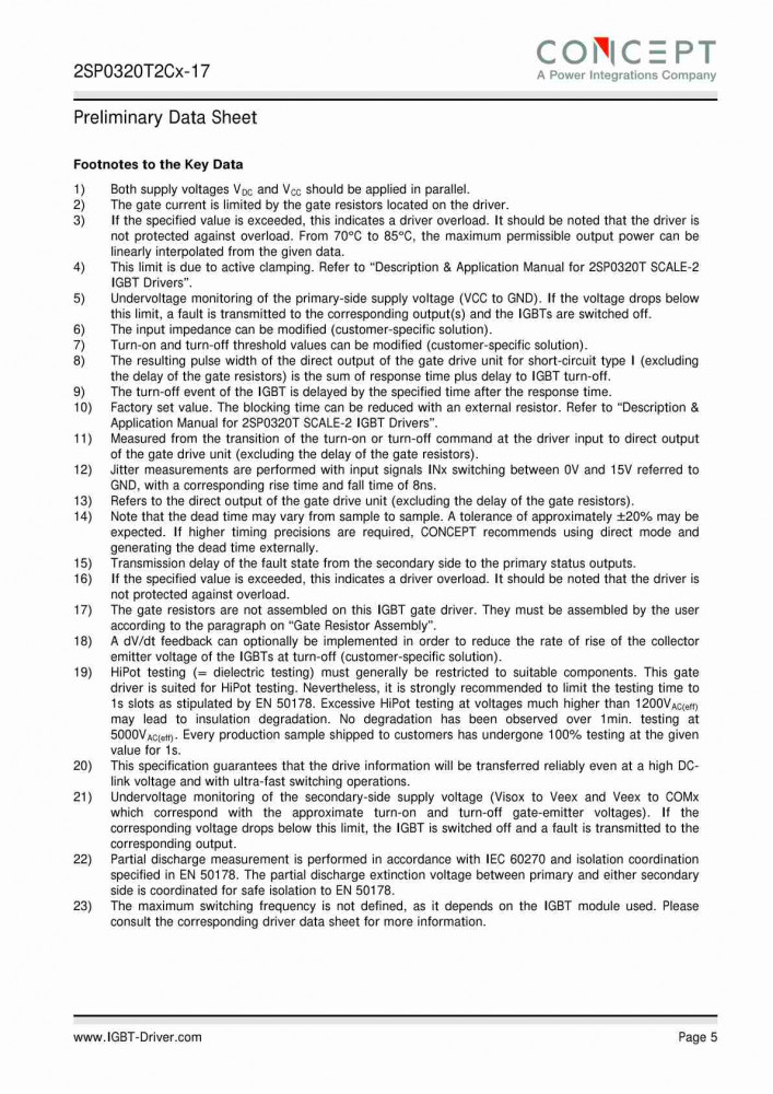 2SP0320T2C0-17 datasheet page 5