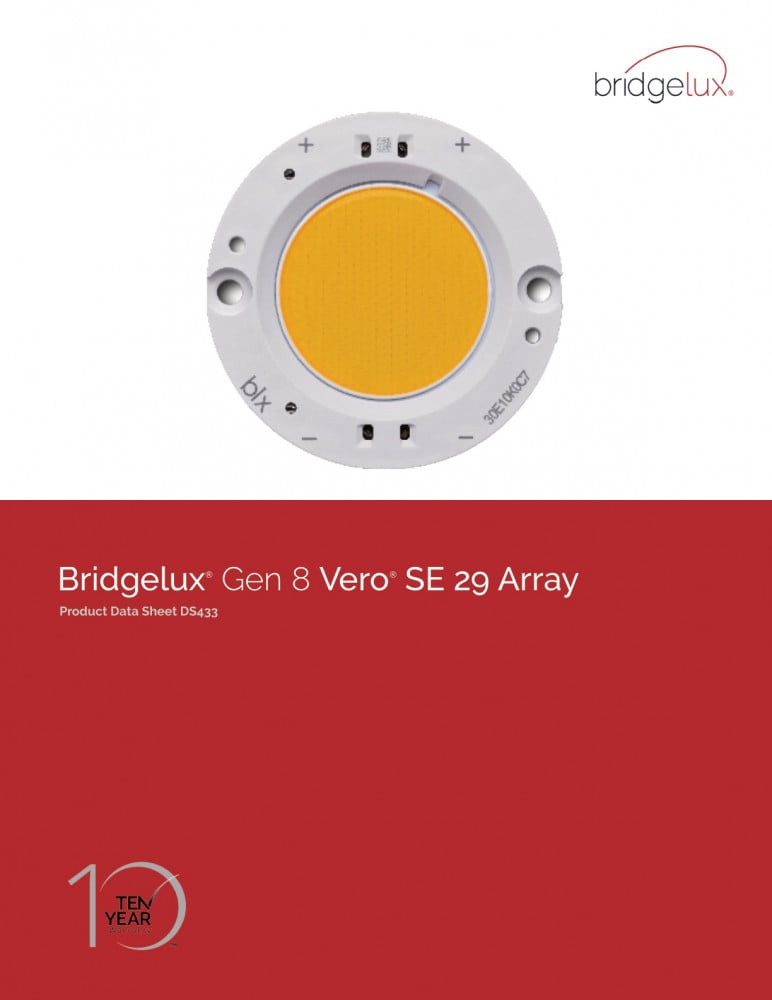 Bridgelux Vero SE 29 datasheet page 1