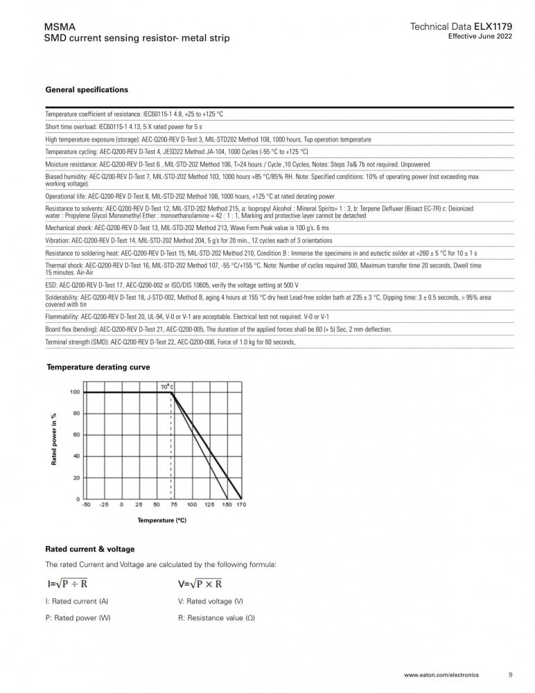 EATON MSMA datasheet page 9