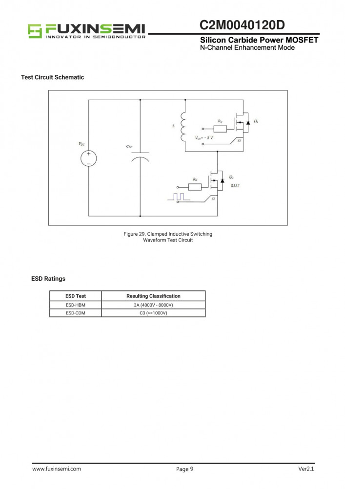 C2M0040120D datasheet page 9