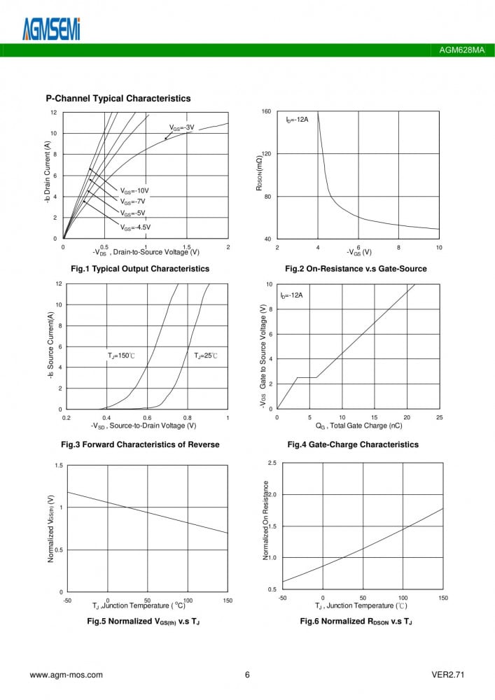 AGM628MA datasheet page 6