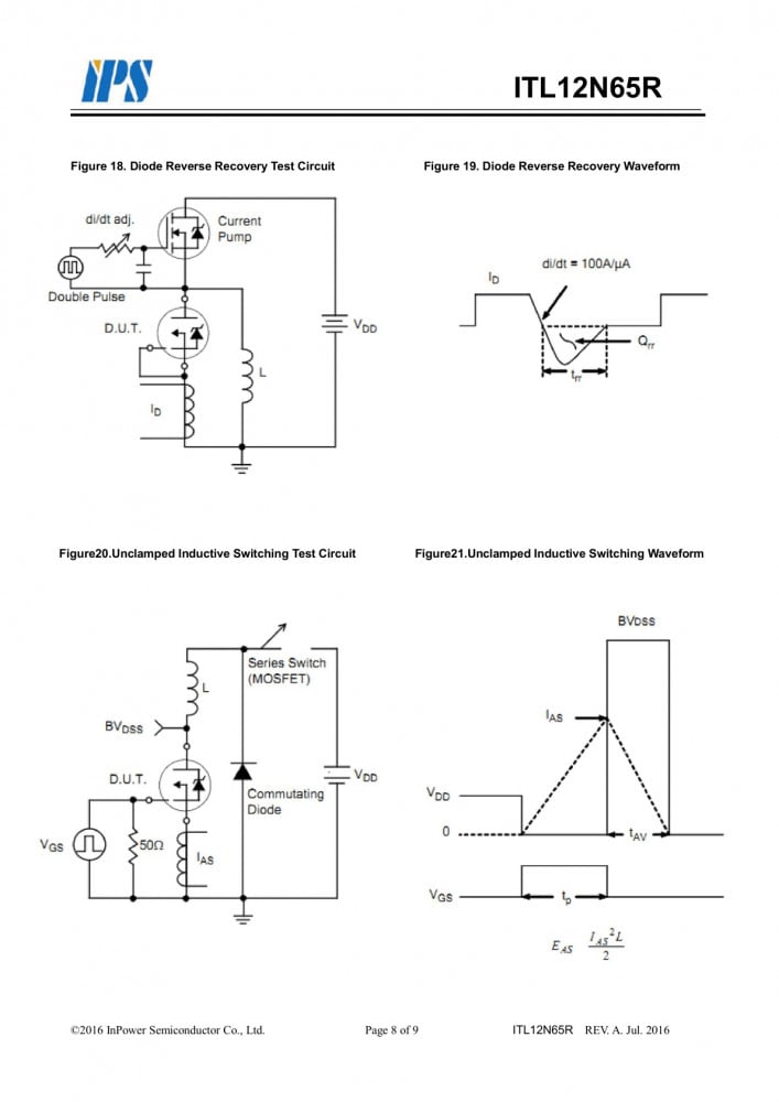 ITL12N65R datasheet page 8