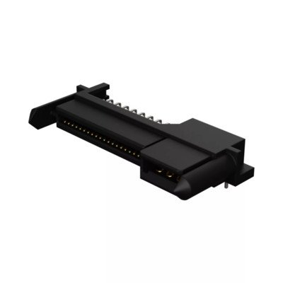 EXTreme LPHPower Receptacle Header, Right-Angle, 2 Power Contacts, 40 Signal Contacts, Select Gold (Au) Plating, for 1.57mm Thick PC Board, with Guide Posts for sale