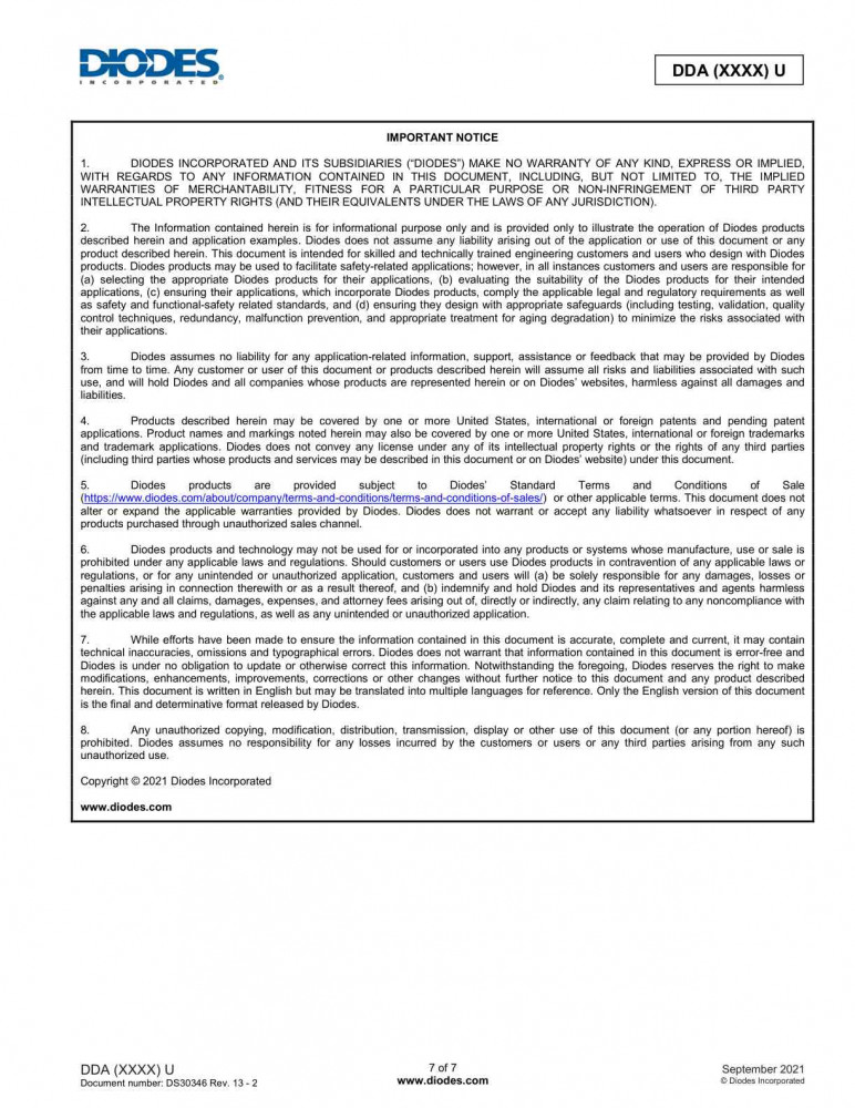 DDA114YUQ-7-F datasheet page 7