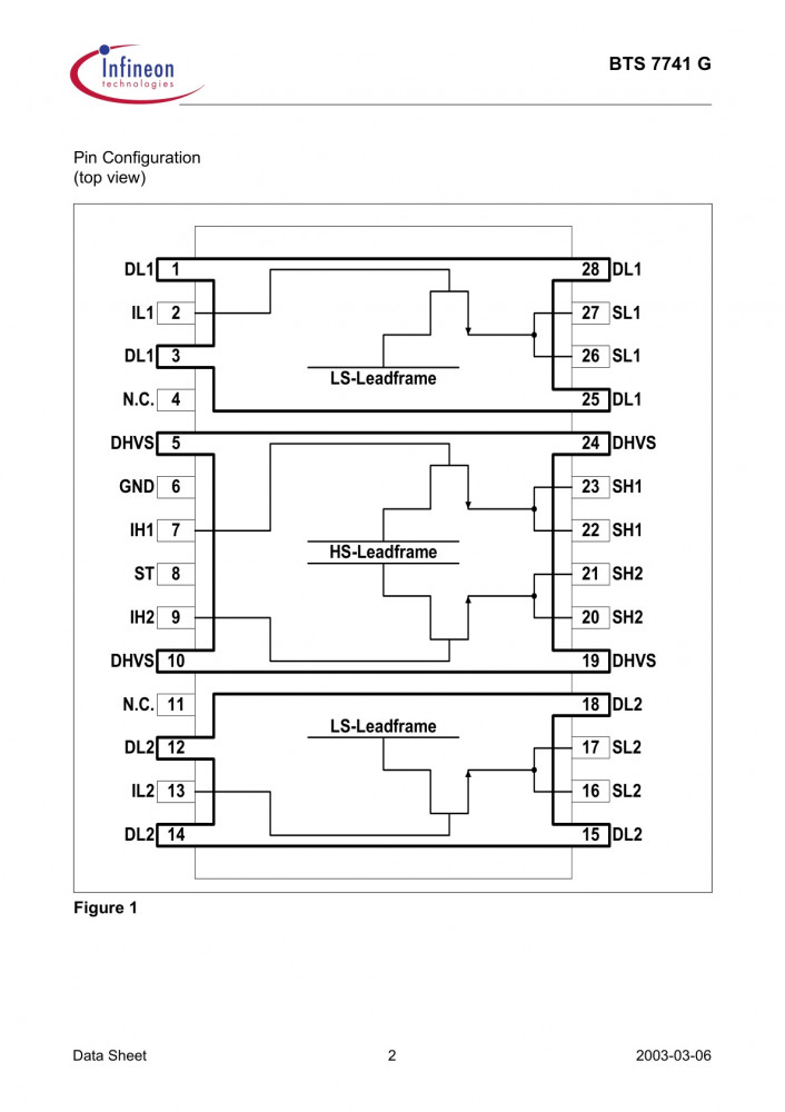 BTS7741G datasheet page 2