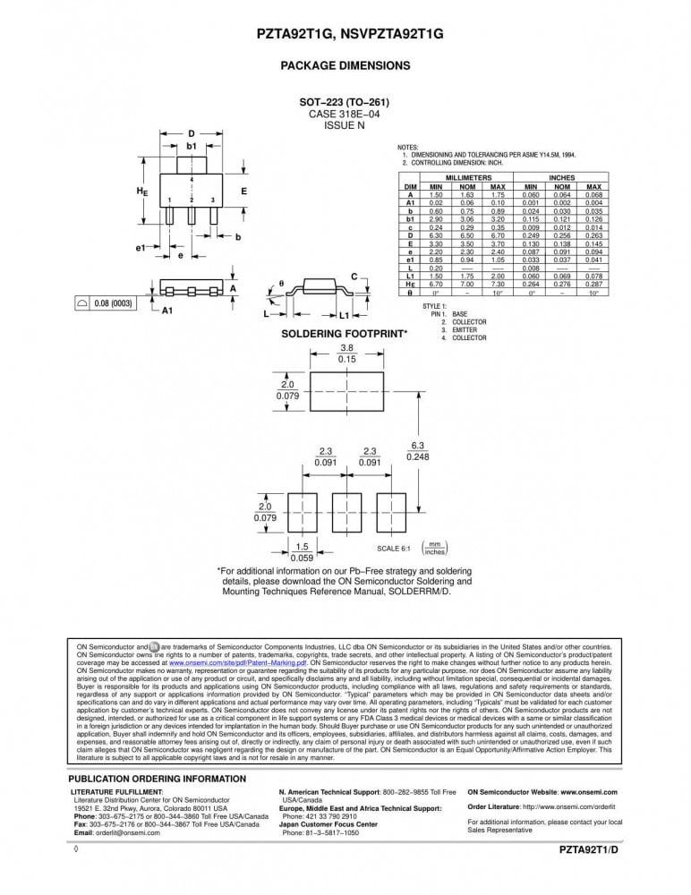 PZTA92T1G datasheet page 4