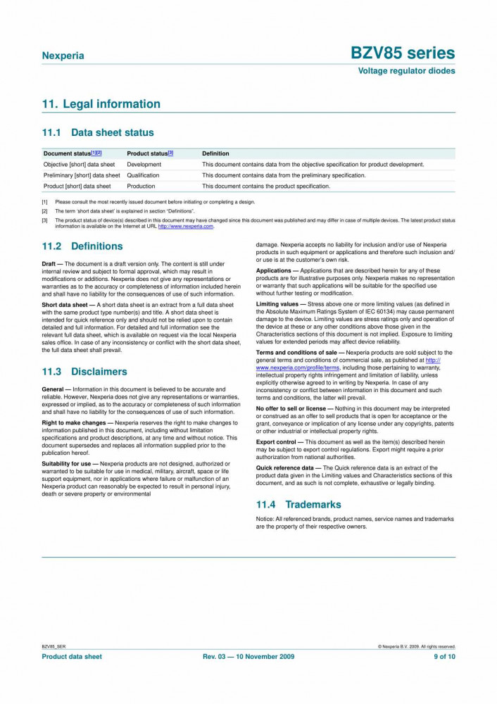BZV85 datasheet page 9