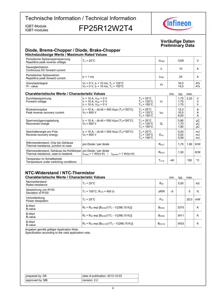 FP25R12W2T4 datasheet page 4