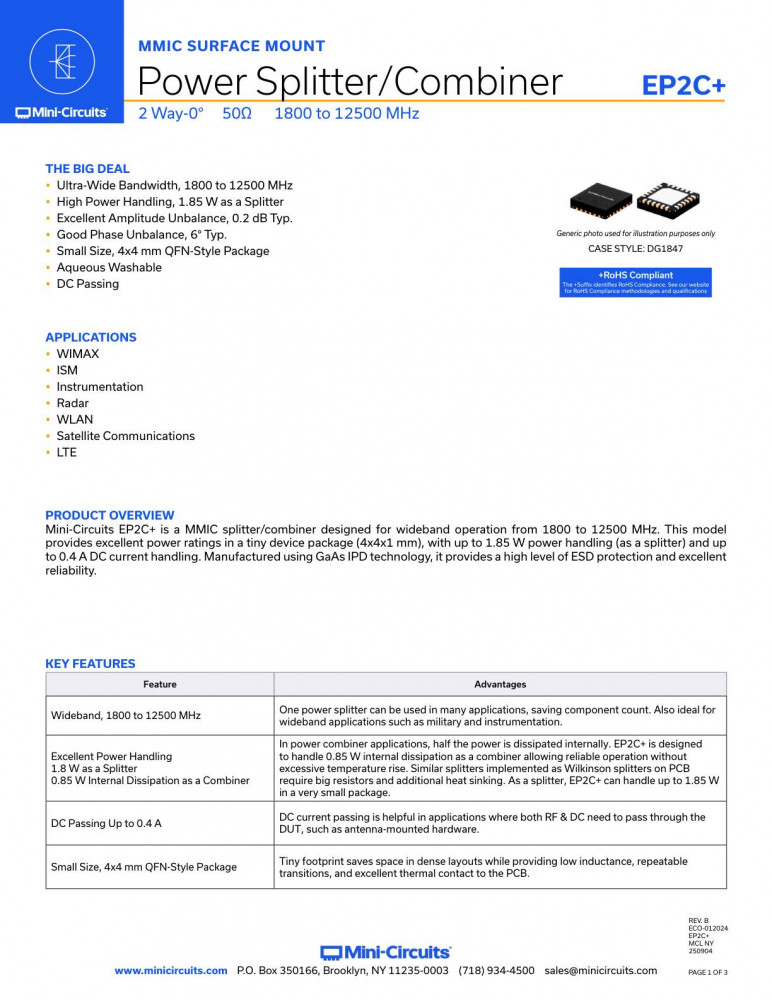 EP2C+ technical document page 1