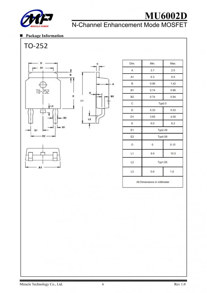 MU6002D datasheet page 6