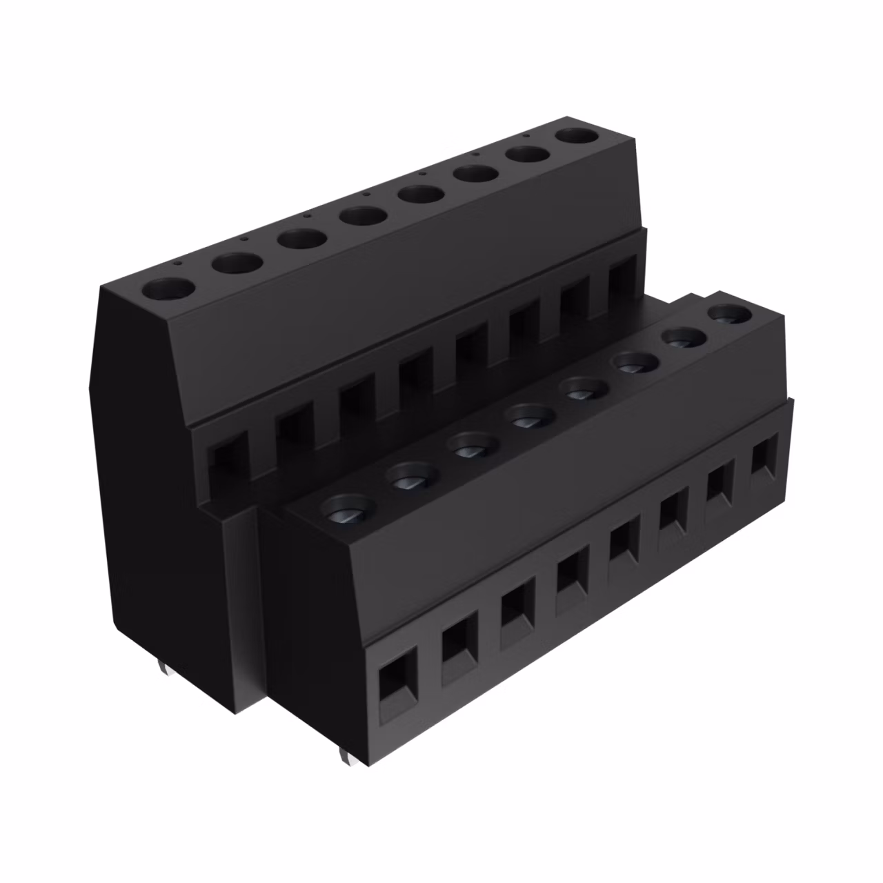 5.00mm Pitch Beau Eurostyle Medium Profile, Two Level Terminal Block, Modular, 16 Circuits for sale