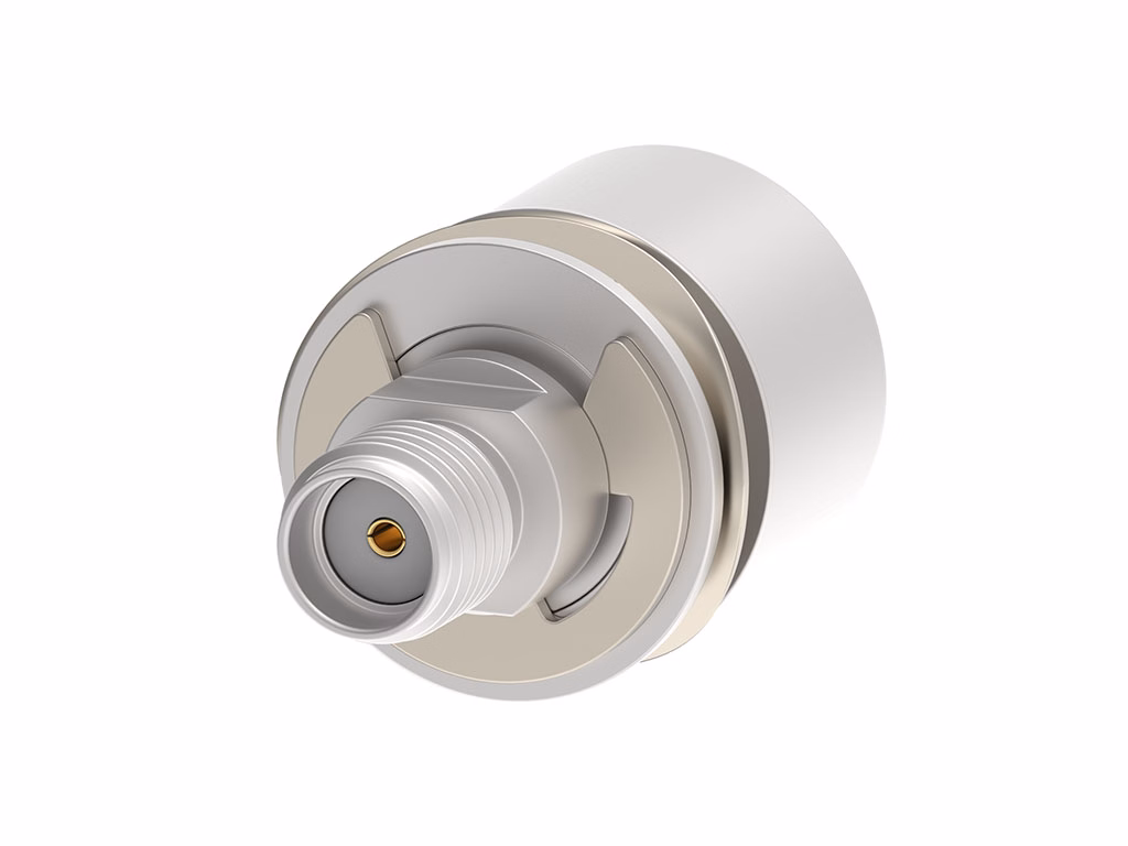 SMA Jack-to-SMA Plug Adapter, Straight, Nut and Lockwasher Included, Stainless Steel, One Piece Per Bag, 50 Ohms for sale
