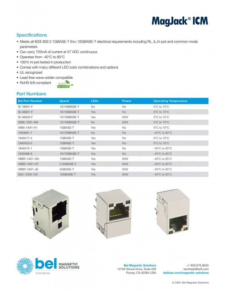 Bel Fuse V895-1001-AW document page 2