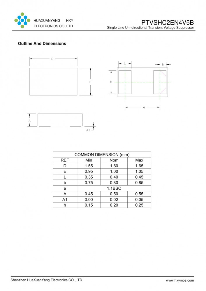 PTVSHC2EN4V5B-HXY datasheet page 4