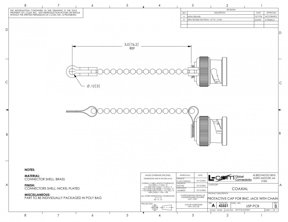 L-com USP-PCB technical document preview