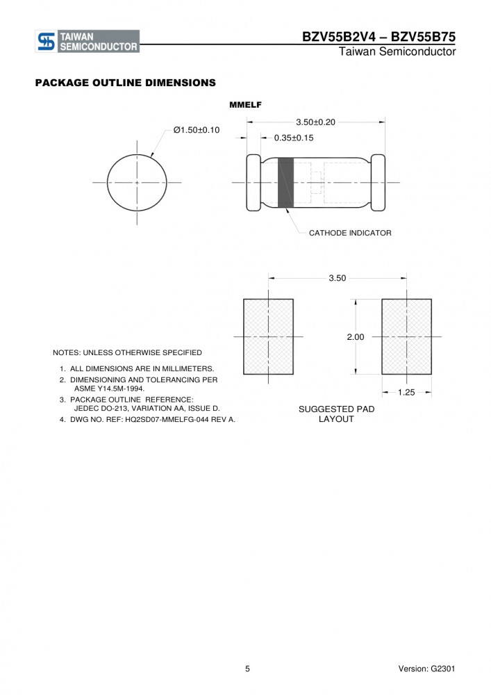 BZV55B51 datasheet page 5