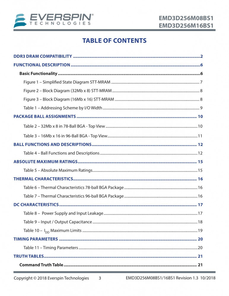 EMD3D256M08G1-150CBS1 datasheet page 3