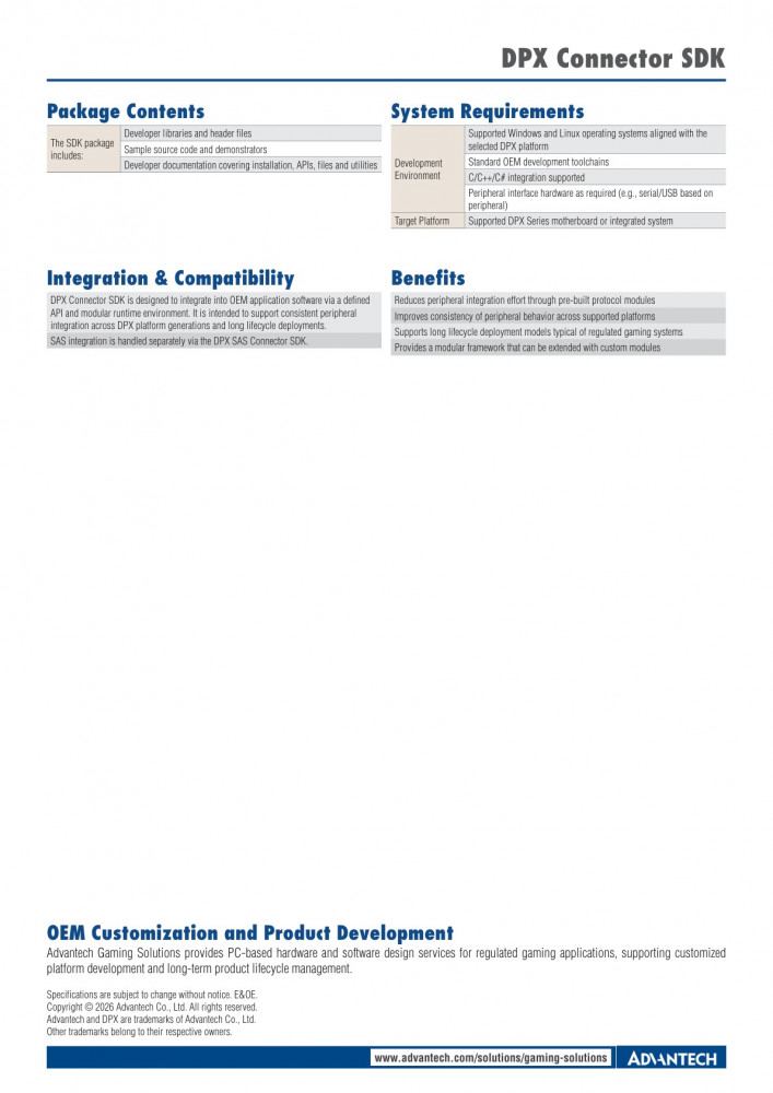 DPX Connector SDK document preview, page 2