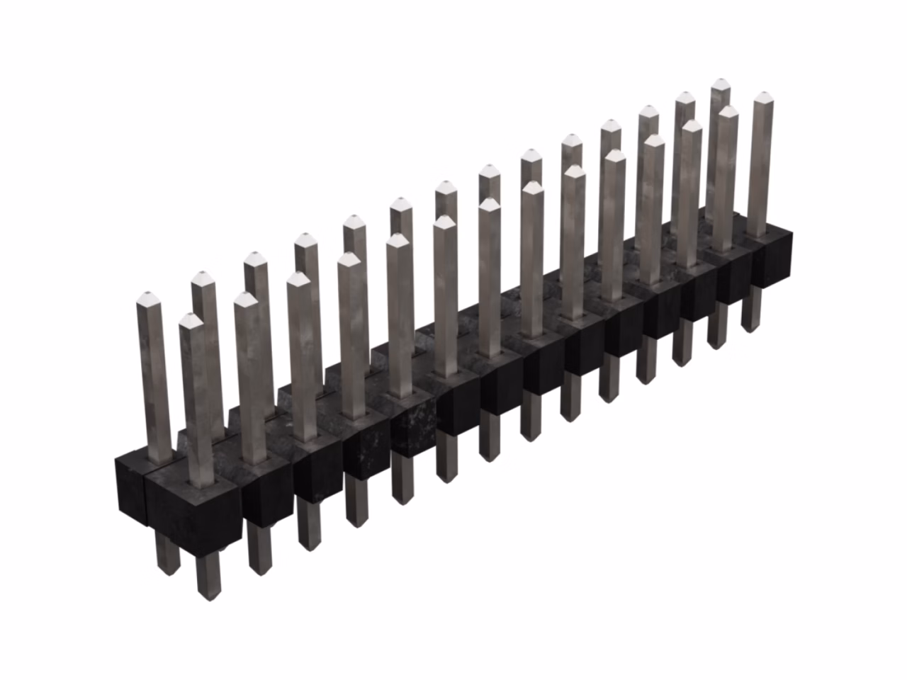 C-Grid Header, 2.54mm Pitch, Through Hole, Dual Row, Vertical, 28 Circuits, 2.54µm Tin (Sn) Plating, Tray Packaging, Lead-Free for sale