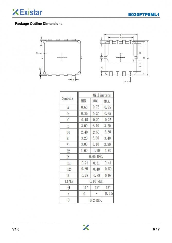 E030P7P8ML1 datasheet page 6