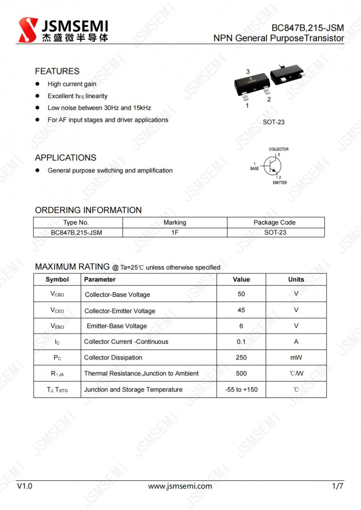BC847B,215-JSM datasheet page 1