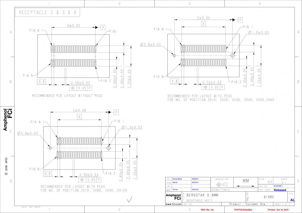 Amphenol 61082 drawing sheet 7