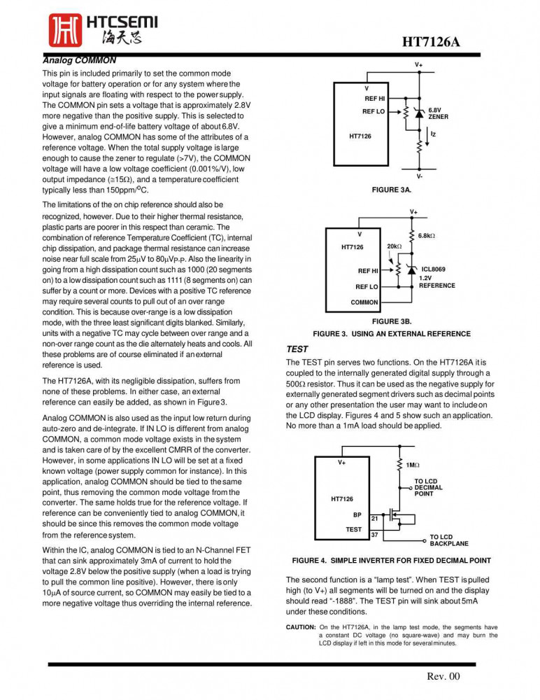 HT7126A datasheet page 8