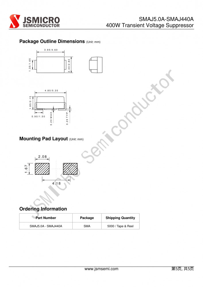 SMAJ36A-JSM datasheet page 5