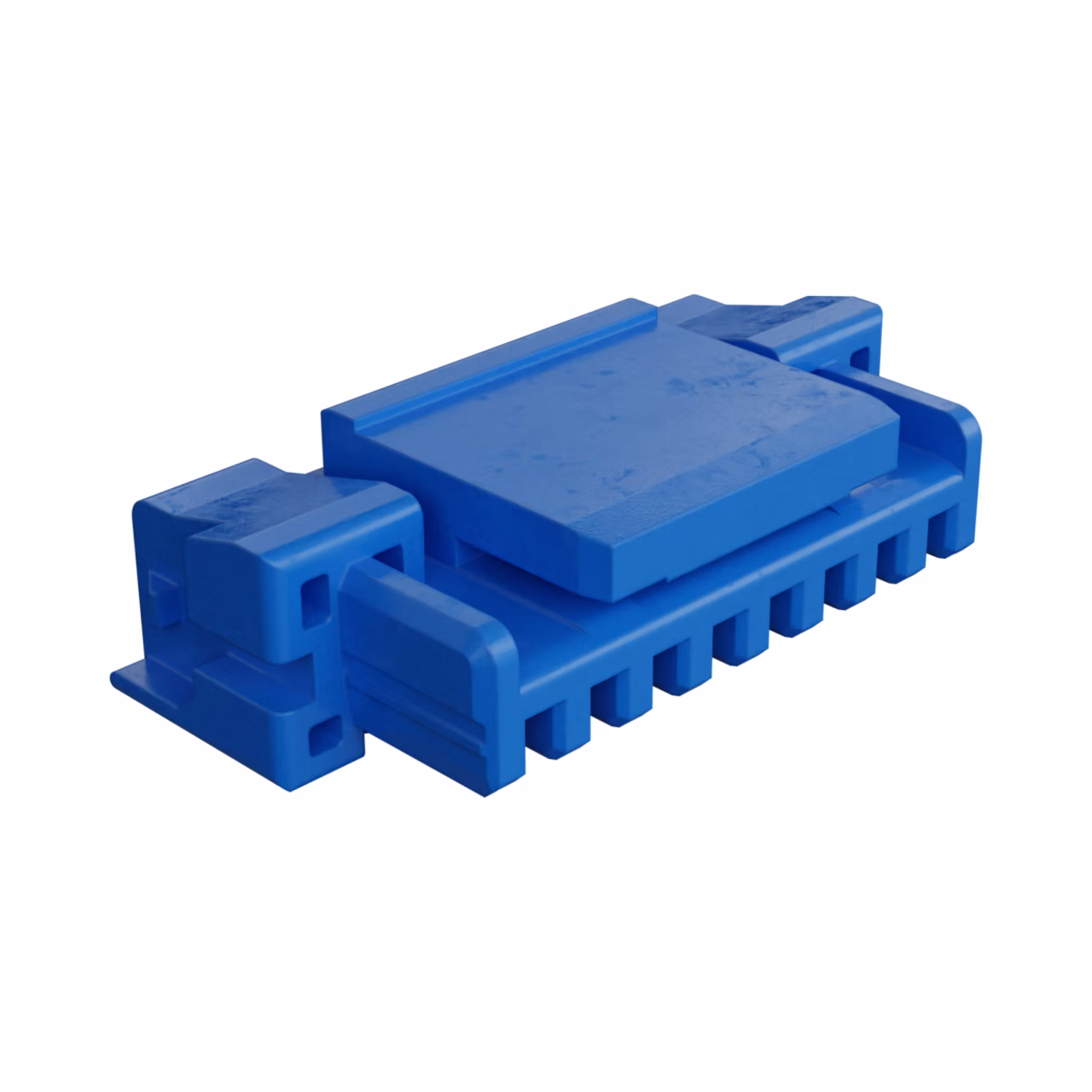 Micro-Lock Plus TPA Type Receptacle Housing, 1.25mm Pitch, Single Row, Positive Lock, 8 Circuits, Blue for sale