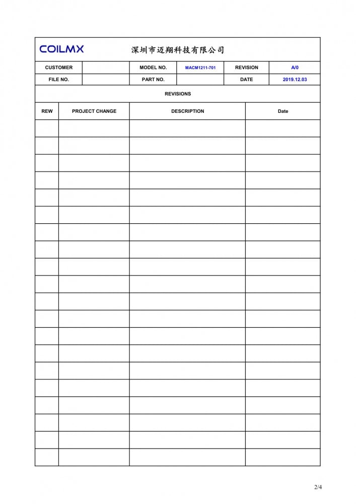 MACM1211-701 specification page 2