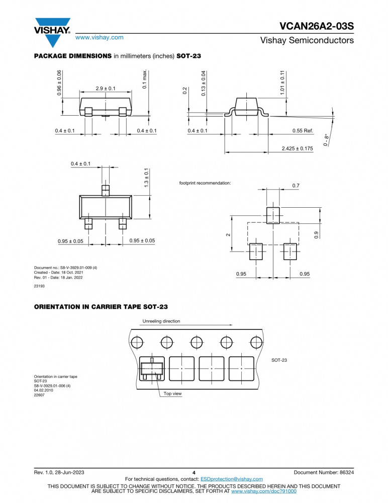 VCAN26A2-03S technical document page 4