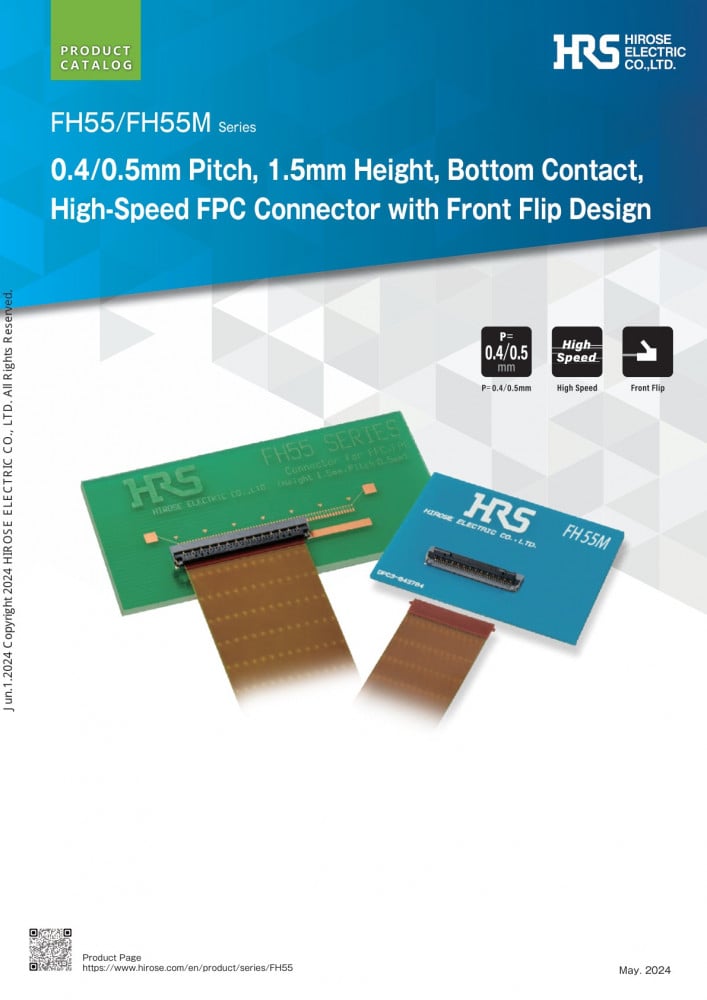 FH55 series datasheet page 1