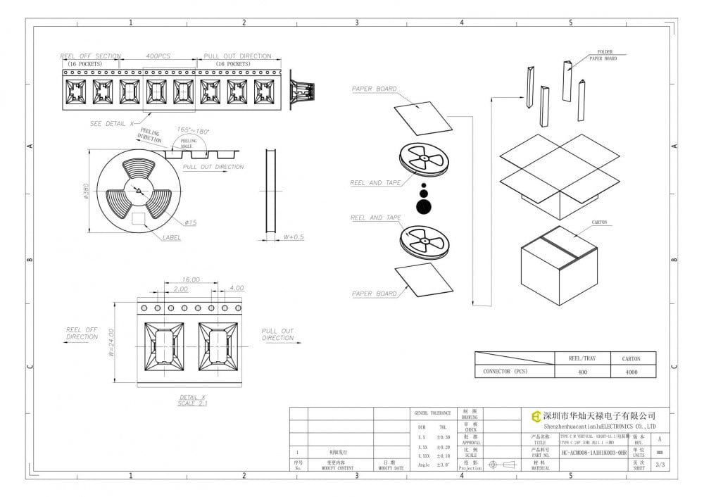 HCTL HC-ACM008-1A1H1K003-0HR drawing sheet 3