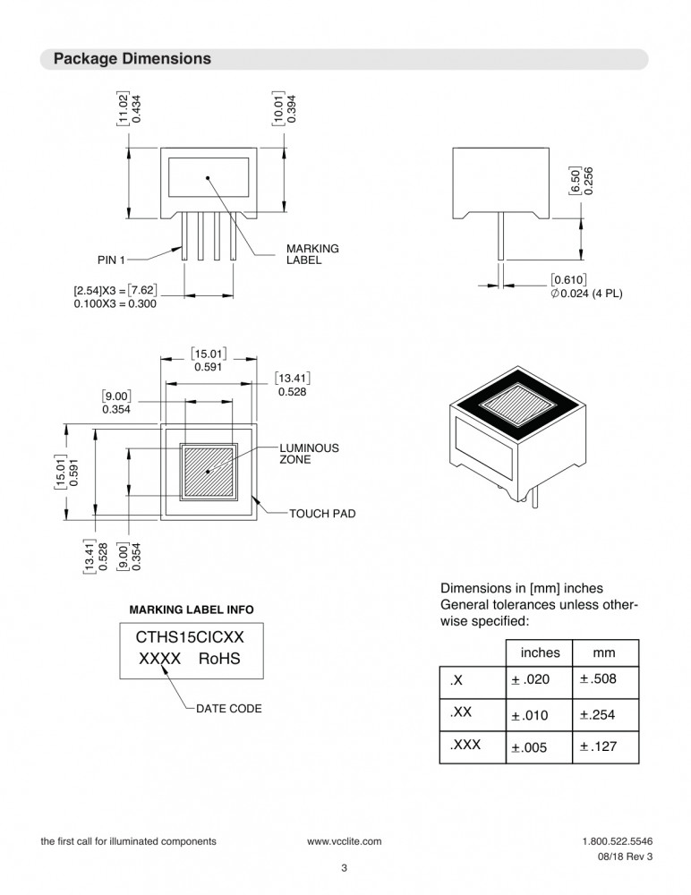 CTHS15CIC07 product document page 3