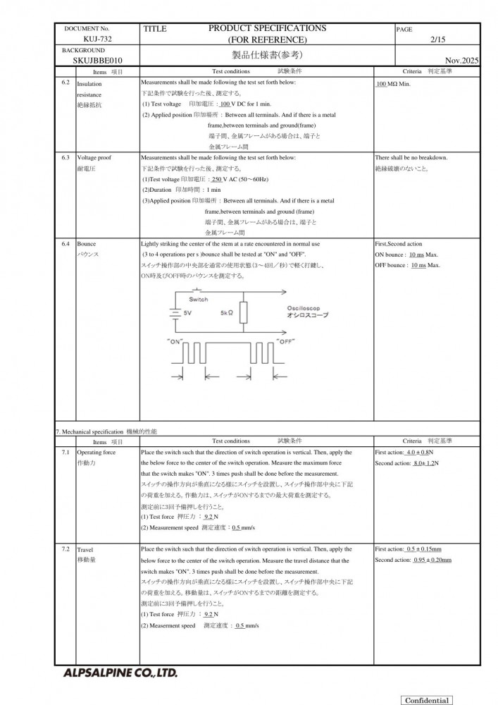 SKUJBBE010 specification, page 2